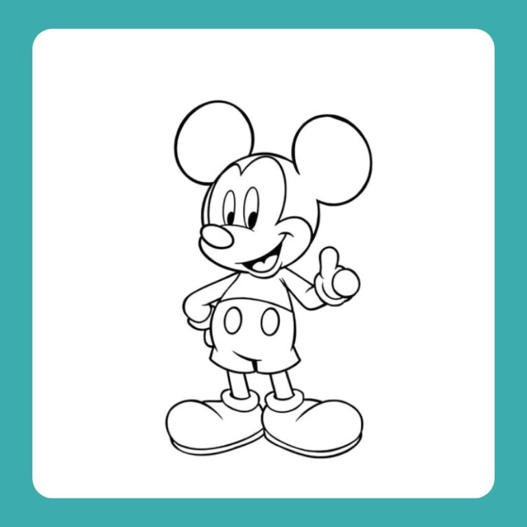 Tổng hợp 78+ hình tranh tô màu chuột Mickey dễ thương cho bé