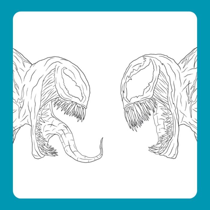 Bộ sưu tập 99+ tranh tô màu Venom phát triển kỹ năng